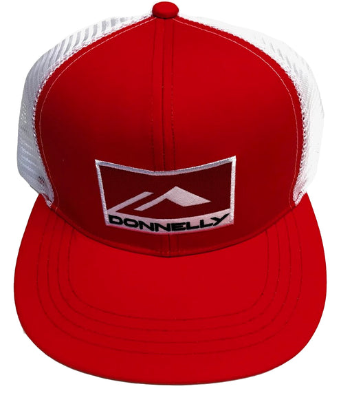 Donnelly Trucker Hat - Flat Bill, Red – Donnelly Cycling